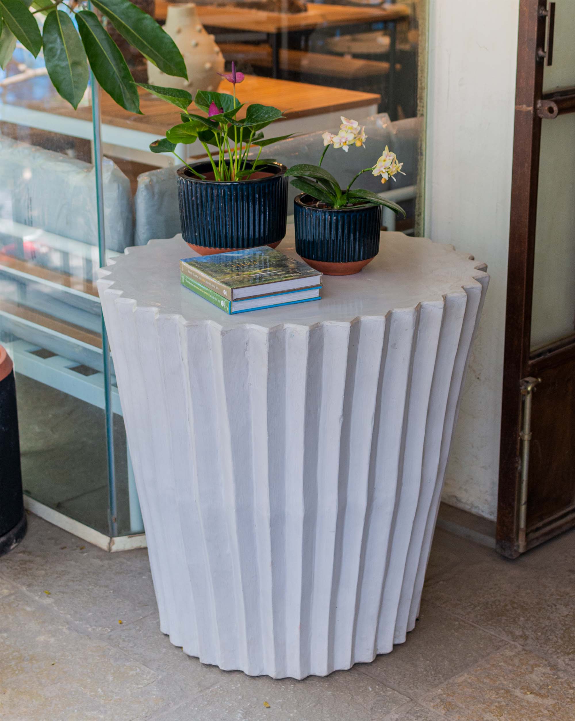 Buy Planter Stand | Fluted Cone Pot Stand |Shop at Beruru