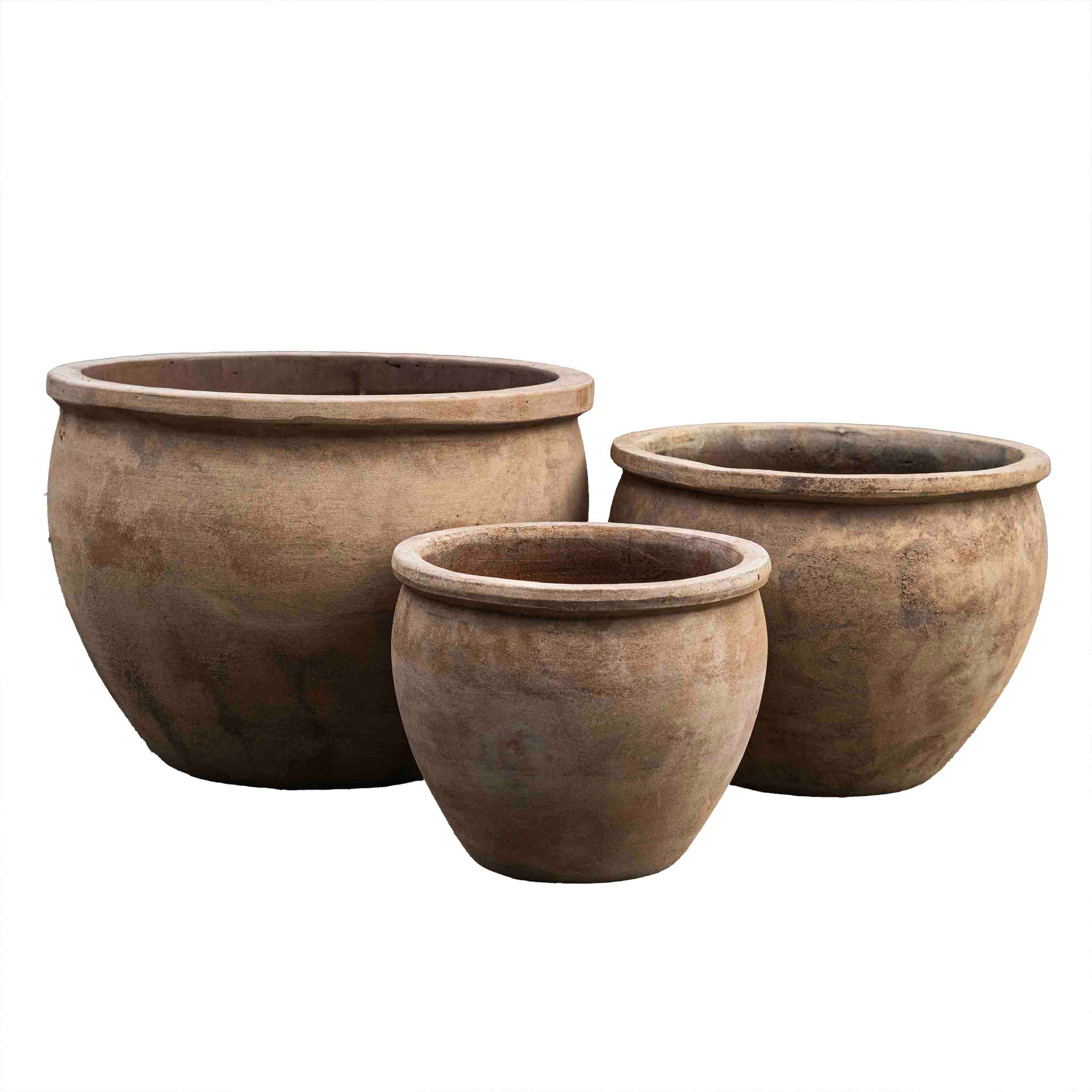 Buy Planters | Antique Terracotta Round Pot | Shop At Beruru