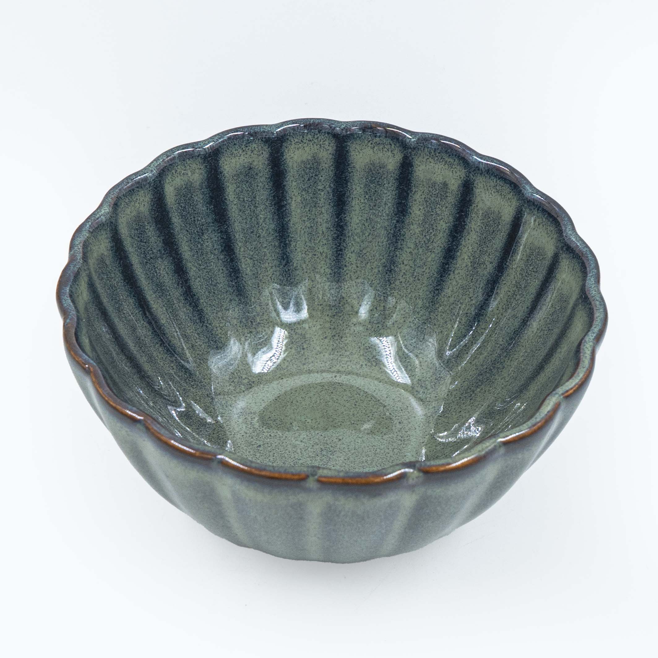 Buy Tableware | Mona Dessert Bowl Flower Shaped - Blue | Shop at Beruru