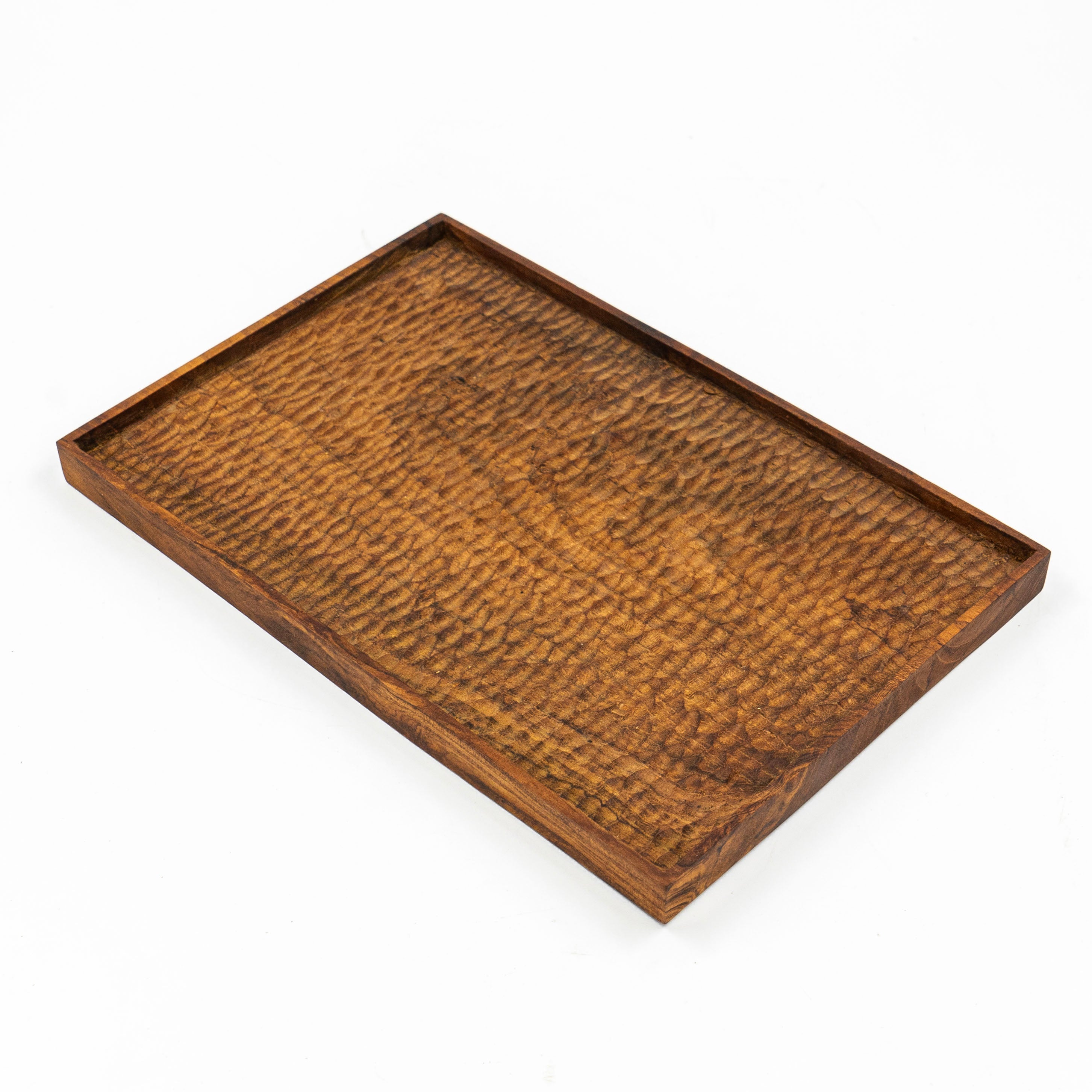 Buy Wooden Trays | Yarah Teak Wood Rectangular Tray | Shop at Beruru